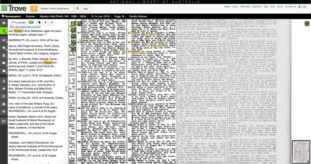 Trove - Australian Newspapers - Walking The Genes