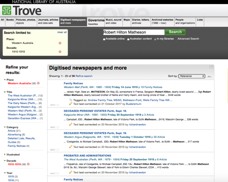 Trove - Australian Newspapers - Walking The Genes